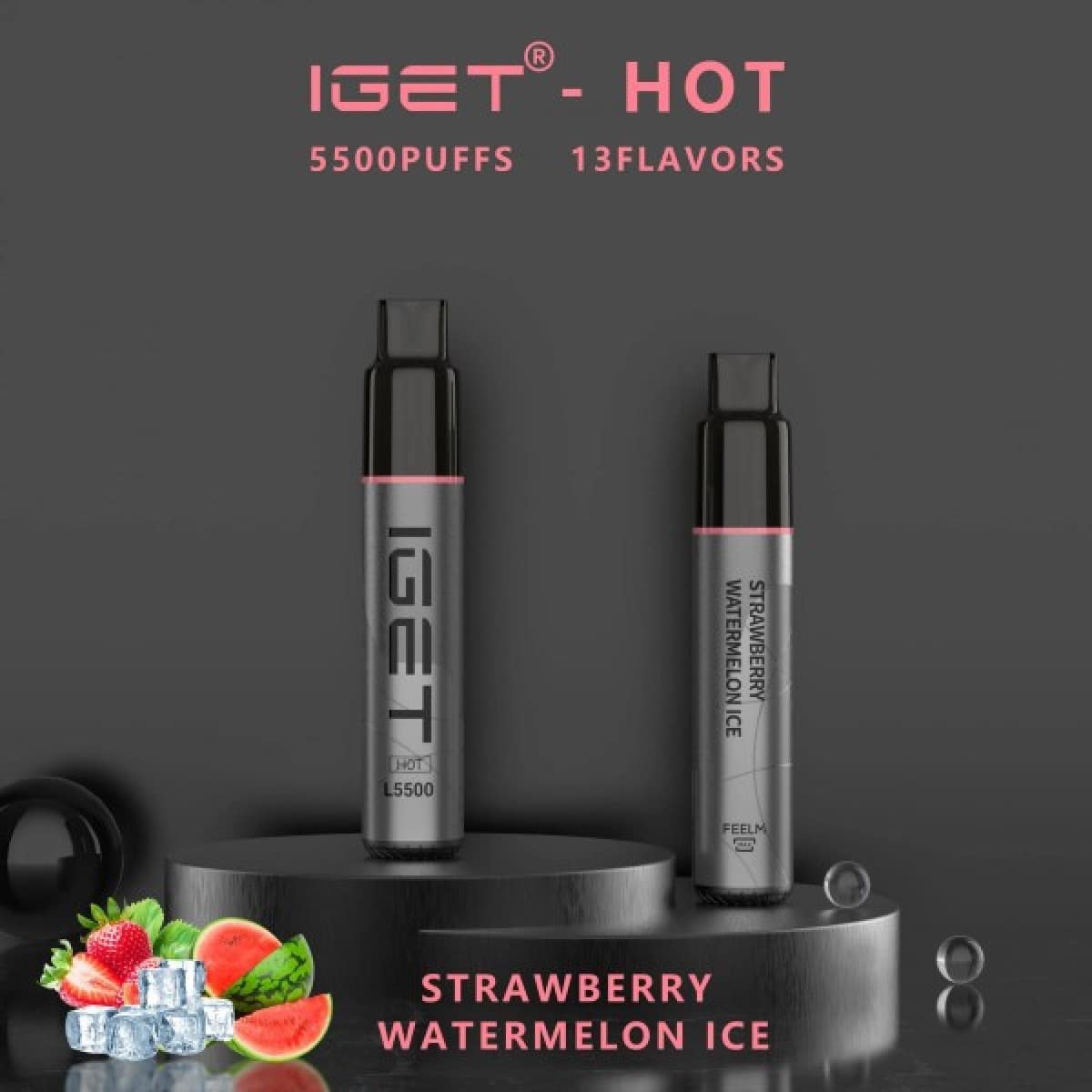 GAZOO ICE 20000 Puffs - Watermelon Ice - OZVAPESHOP