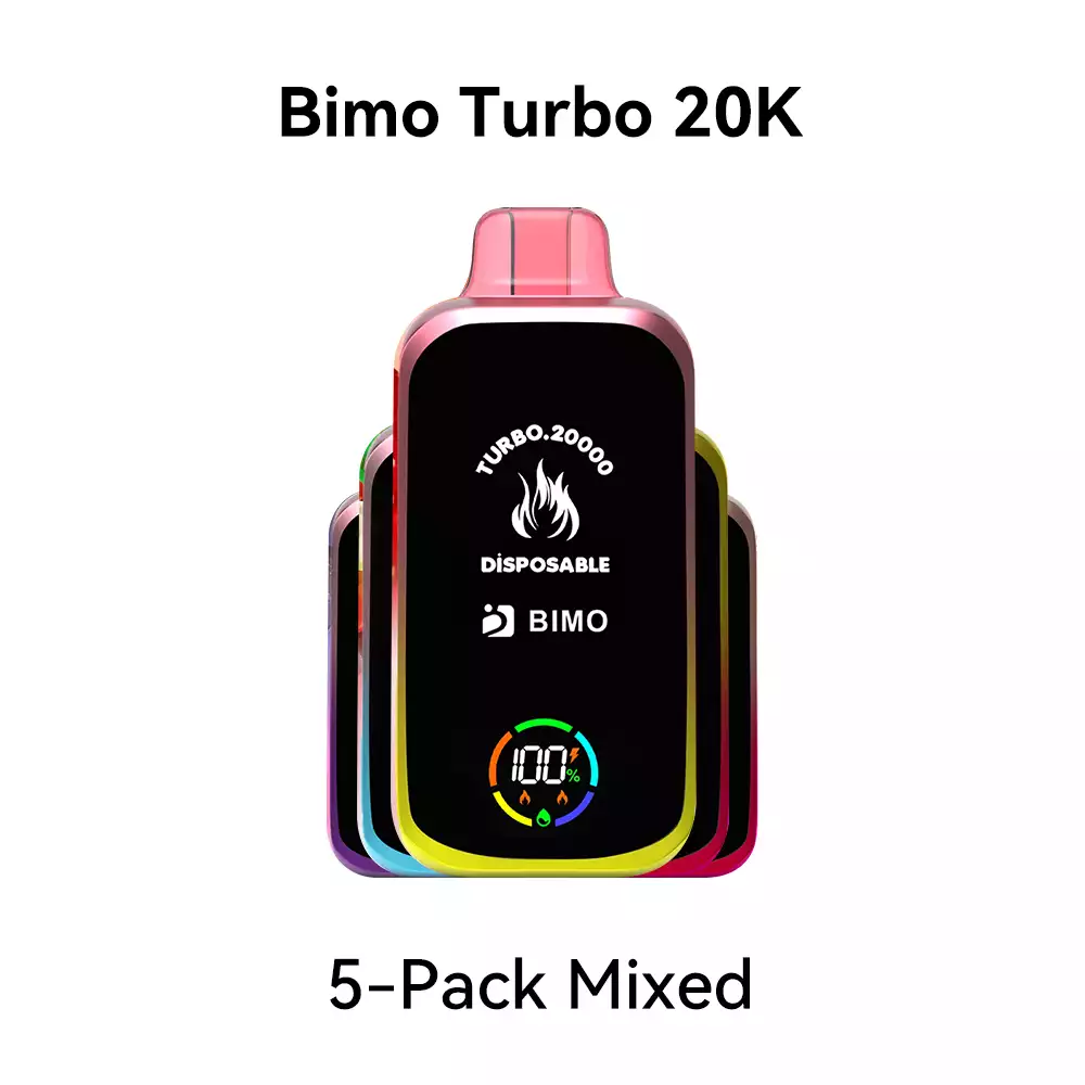 BIMO Turbo 20000 Puffs – 5 Pack - OZVAPESHOP