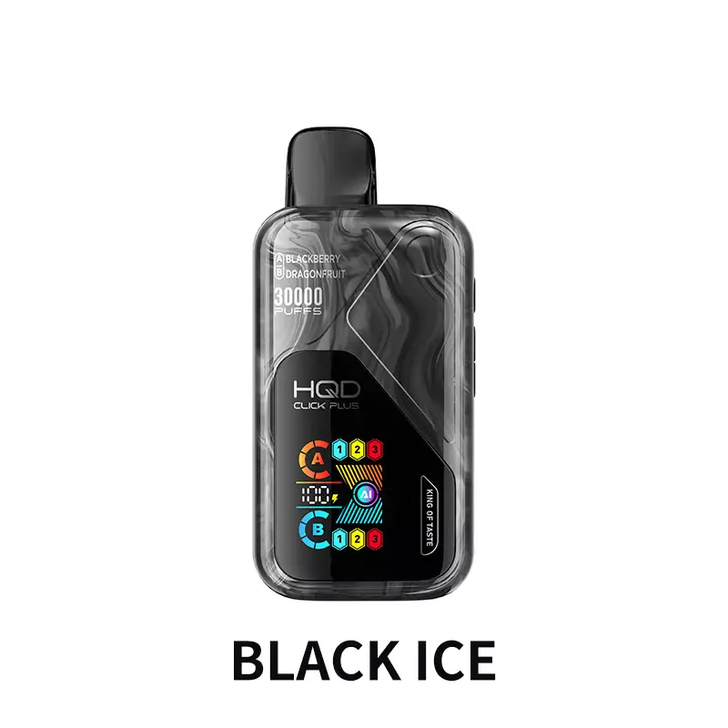 HQD Click Plus 30000 - Black Ice - OZVAPESHOP
